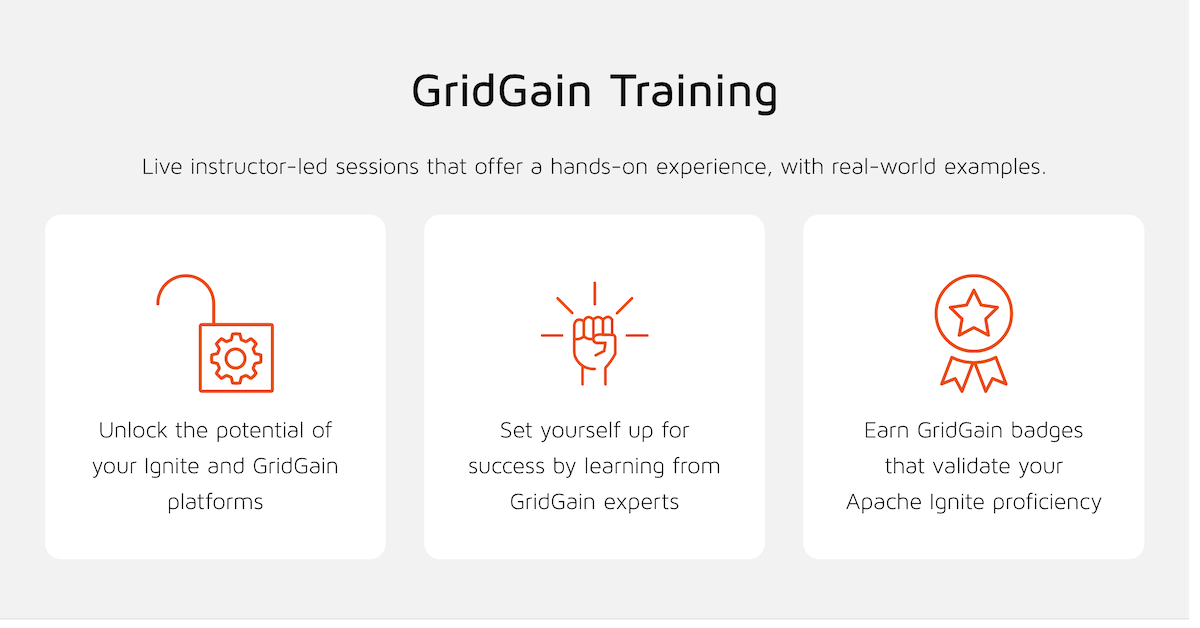 GridGain / Apache Ignite Training