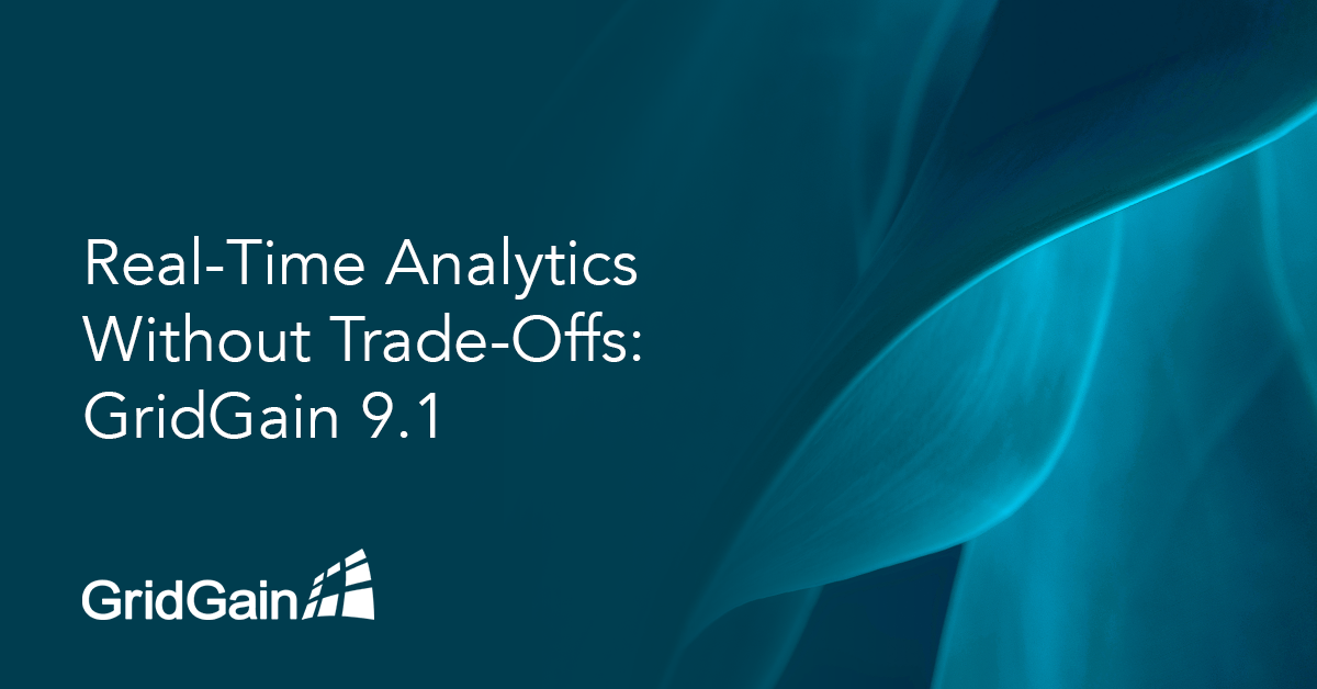 GridGain 9.1: Real-Time Analytics Without Performance Trade-Offs