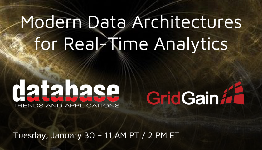 GridGain Upcoming Events